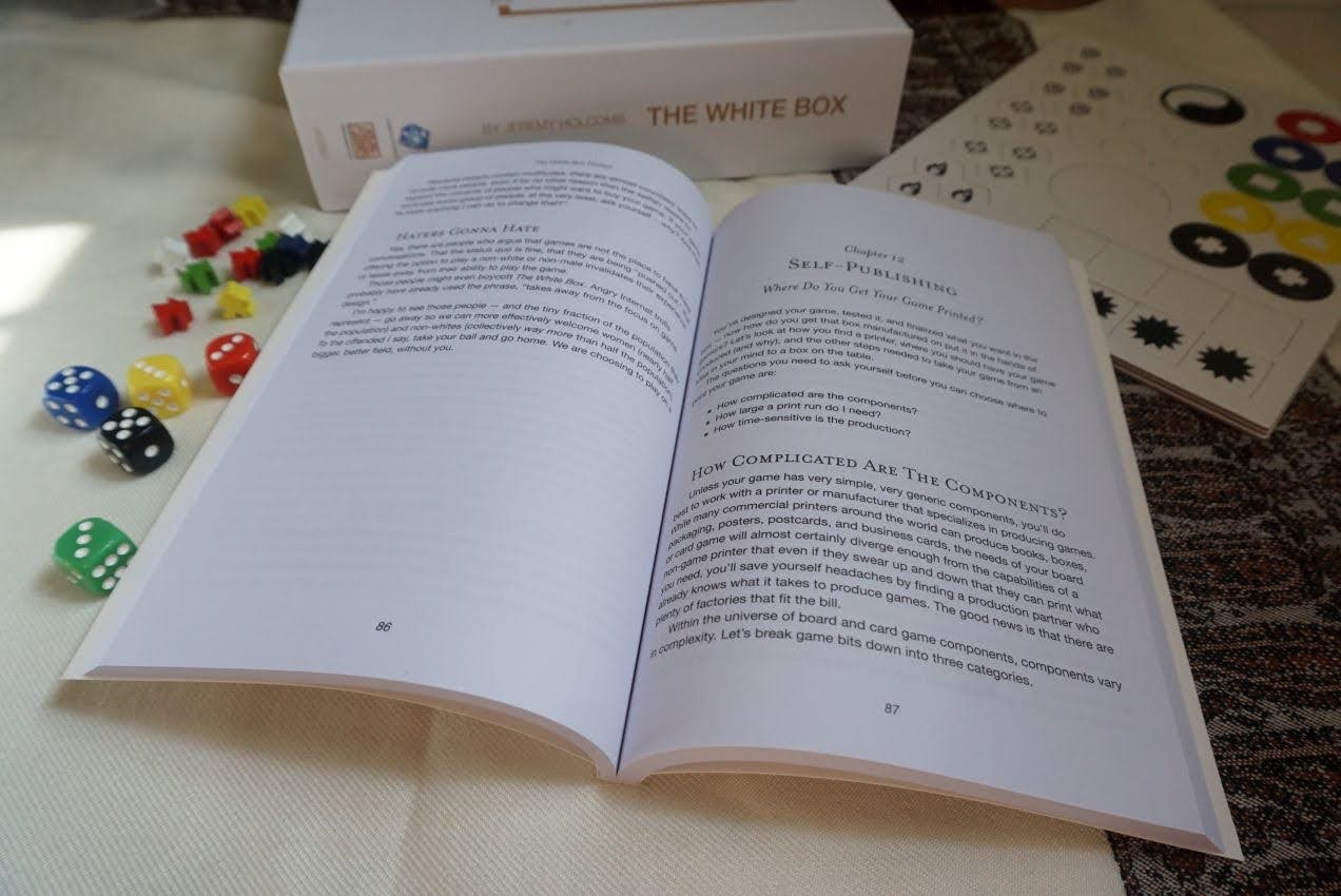 The White Box – game design toolkit – Boardgamecafe.net