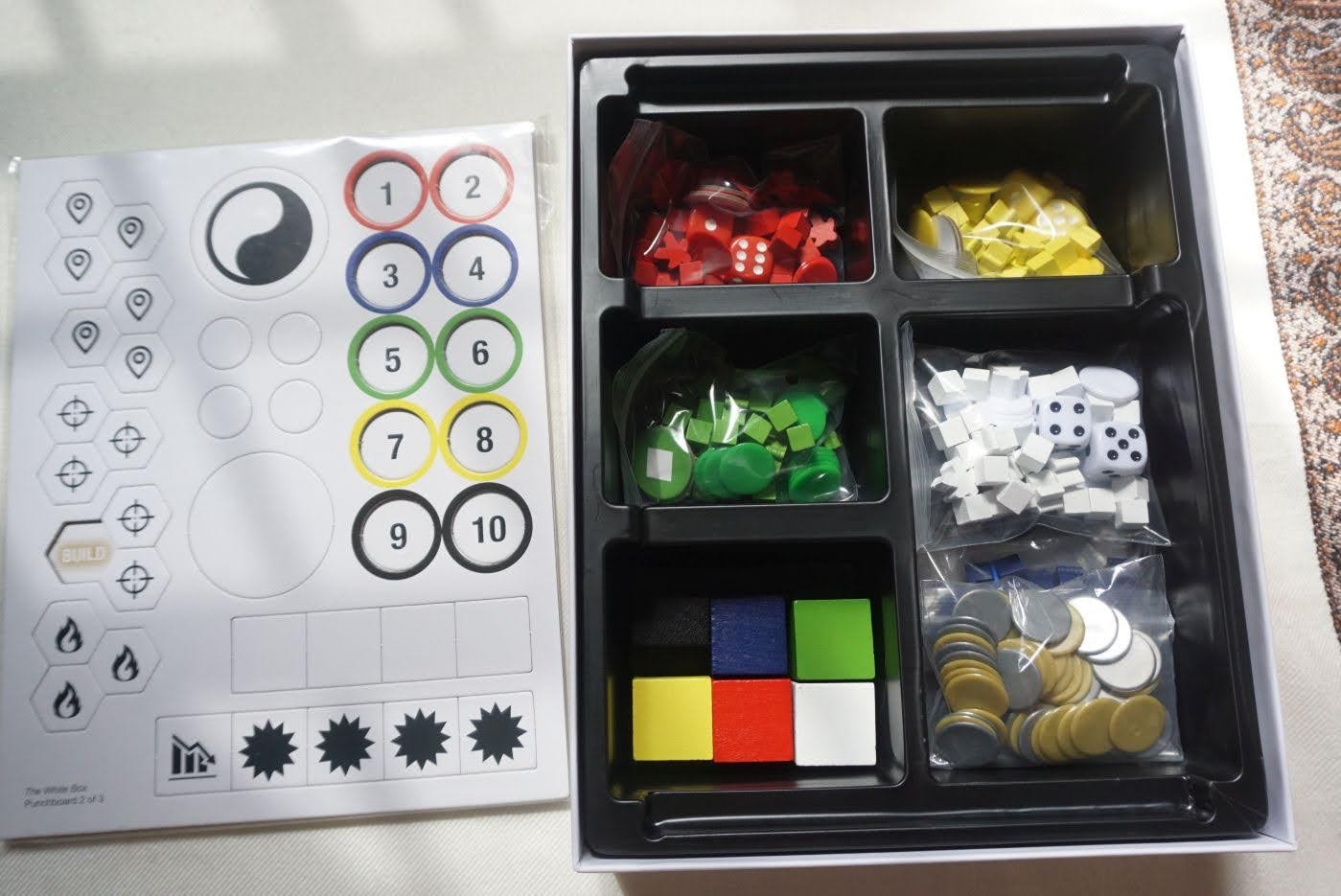 The White Box – game design toolkit – Boardgamecafe.net