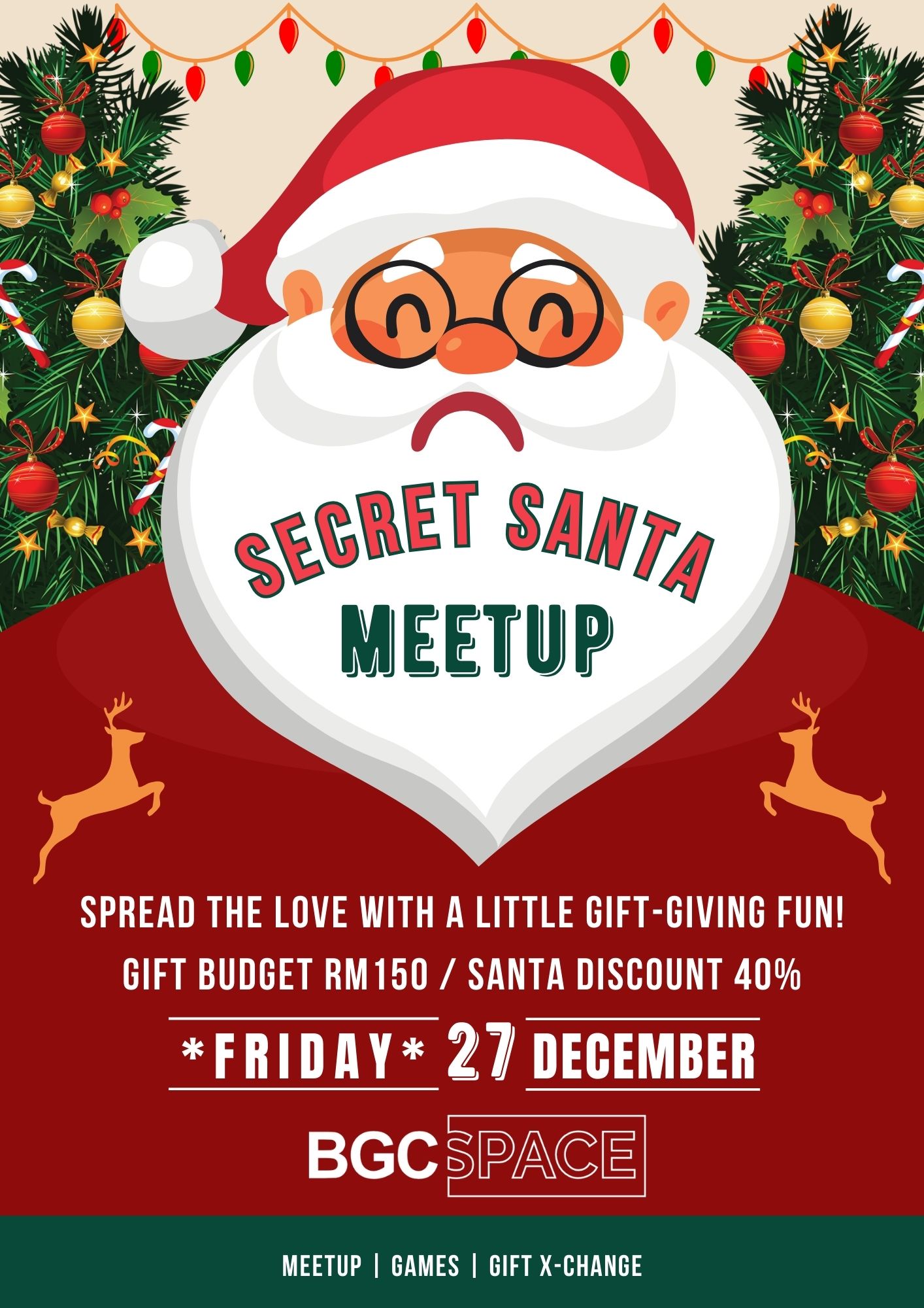Psst… a secret to share. Santa’s here next Friday with a 40% voucher ...
